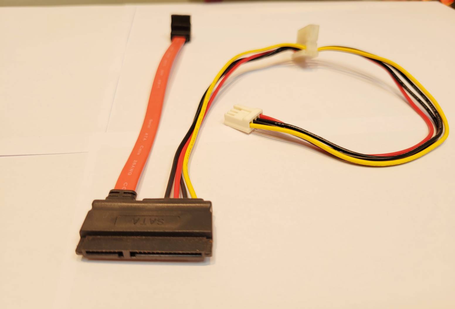 15+7 Pin SATA DATA Power Cable - EXTENDING WIRE & CABLE CO., LTD